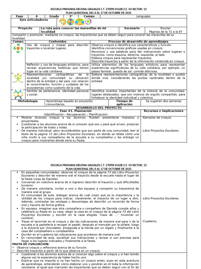 3er Grado Octubre - 06 La Ruta para Conocer Las Maravillas de Mi ...