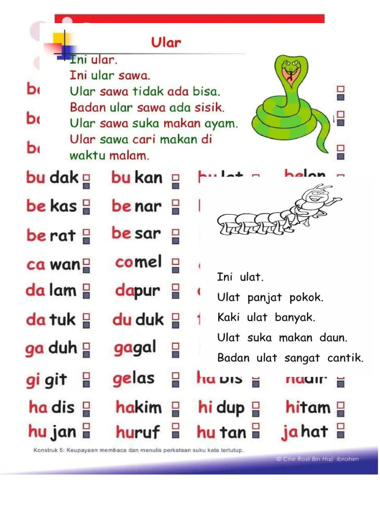 Belajar Baca | PDF