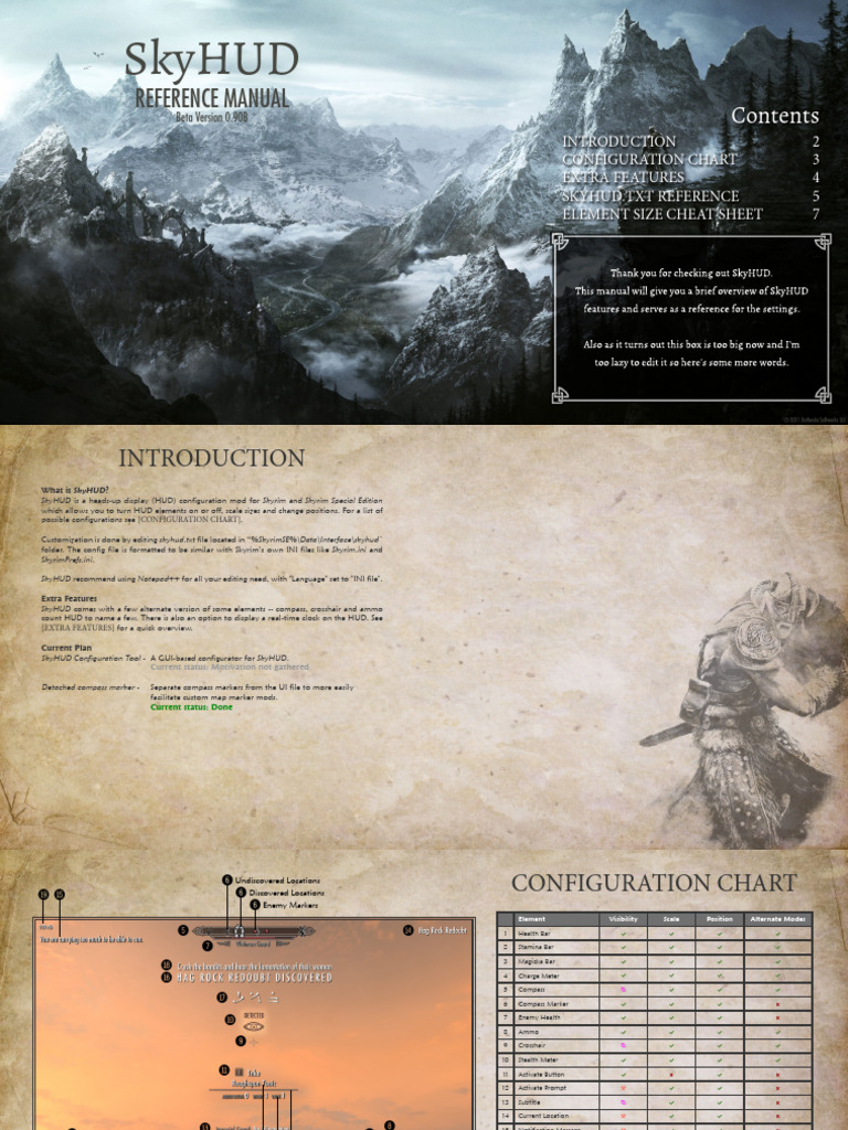 SkyHUD Configuration Reference Guide | PDF | Pixel