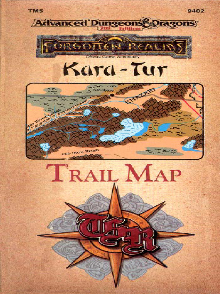 Dokumen - Pub Kara Tur Trail Map Tm5 Advanced Dungeons Amp Dragons ...