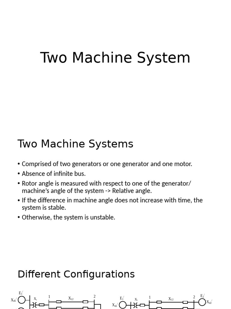 Two Machine System | PDF