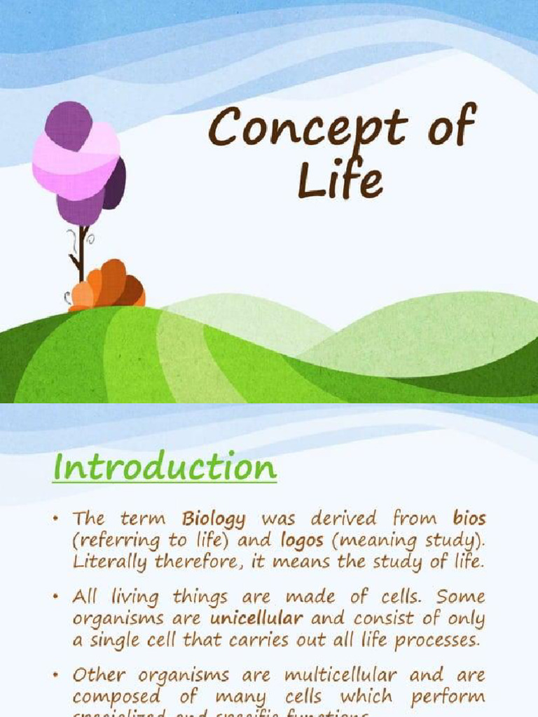 Concept of Life | PDF