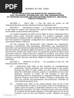 Implementing RA 11900 Regulations | PDF | Electronic Cigarette
