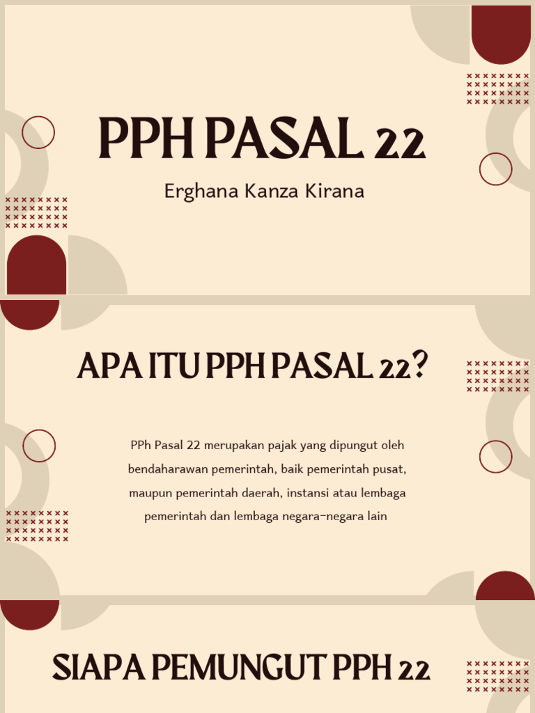 Panduan Lengkap PPh Pasal 22 | PDF