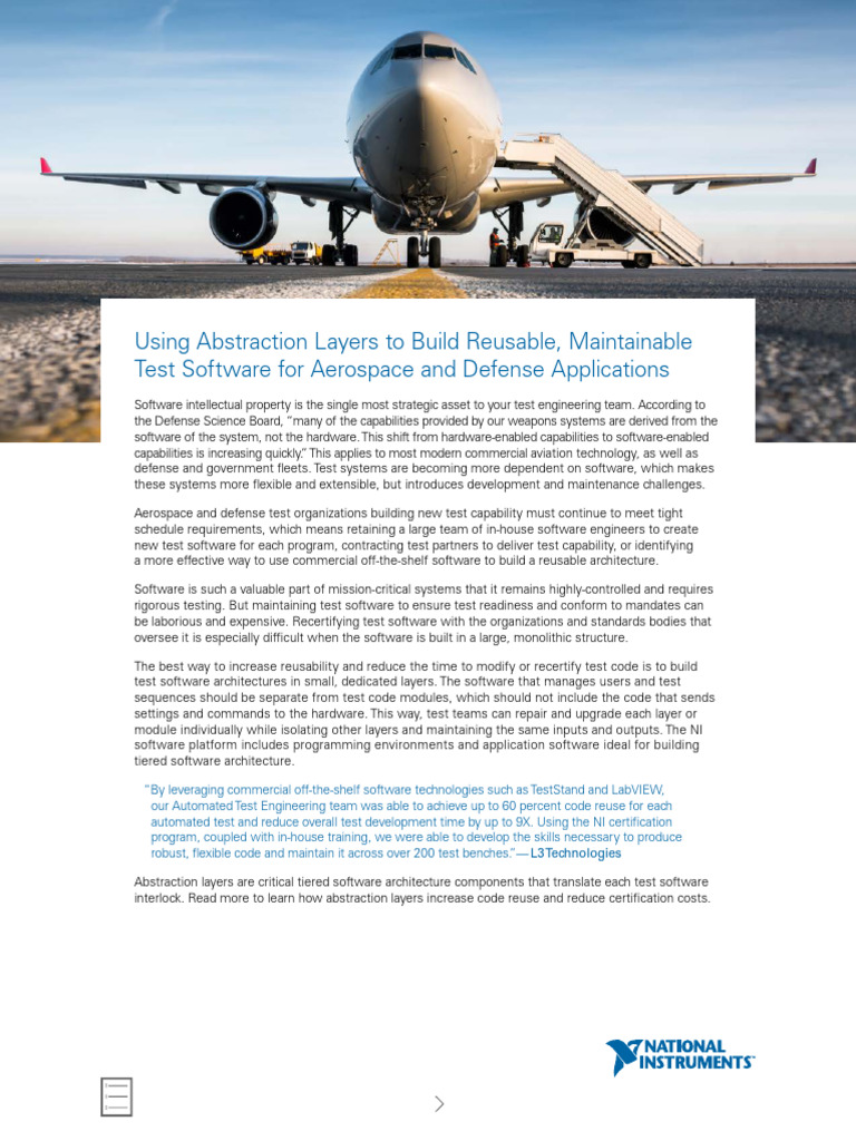 Reusable Test Software for Aerospace | PDF | Software | Abstraction ...