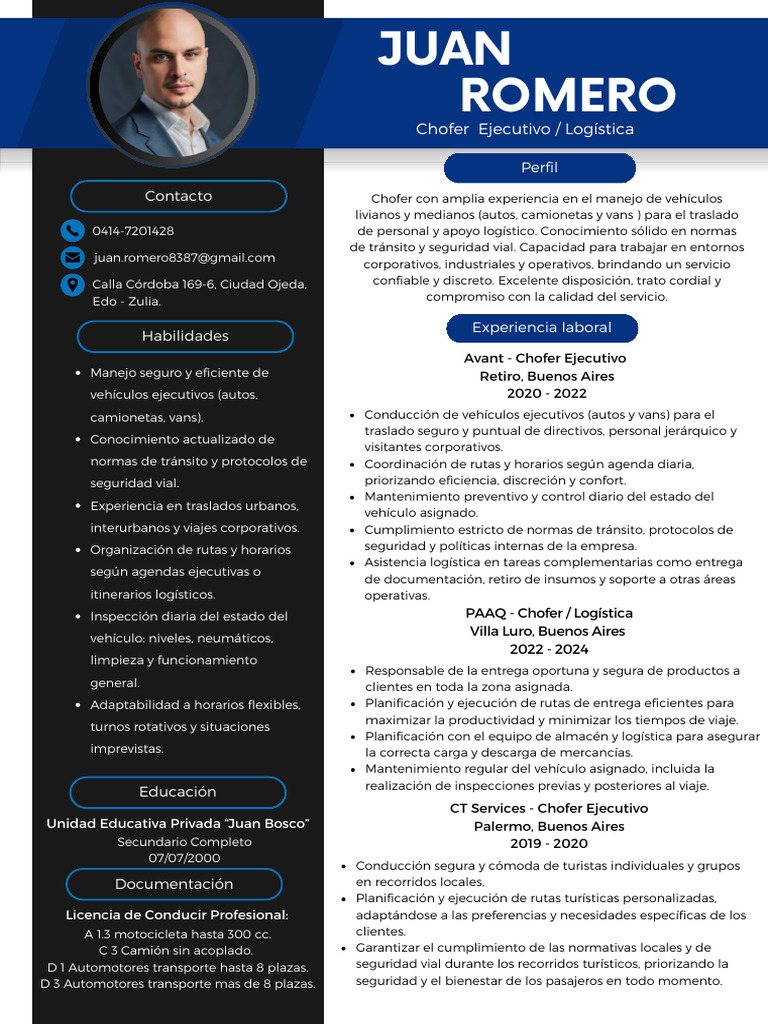 Blue Professional Modern CV Resume - 20251025 - 140308 - 0000 | PDF ...