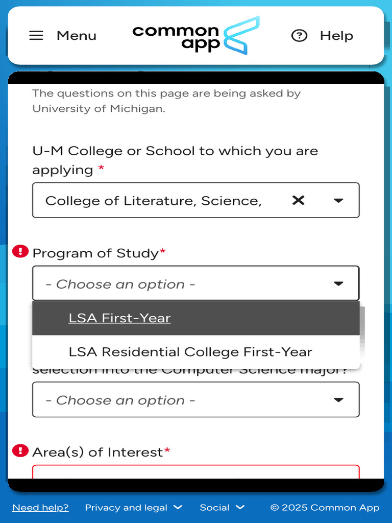 My Colleges Common App | PDF