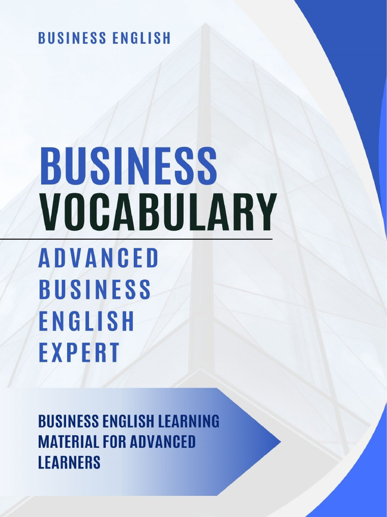 Advanced Business English Vocabulary | PDF | Bankruptcy | Survey ...