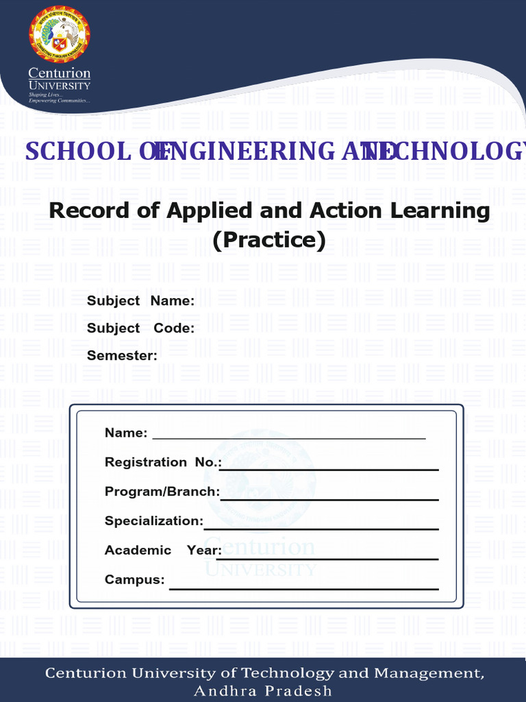 6) Record of Applied and Action Learning - A4-4pgs PDF | PDF | Science ...