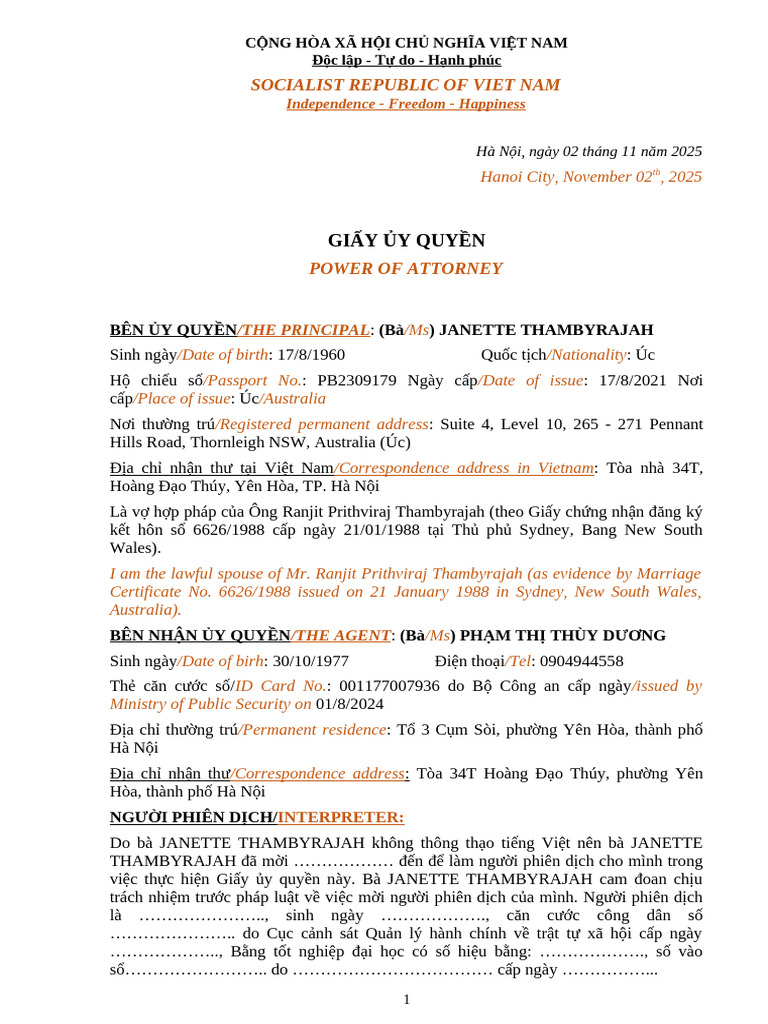 LW193 - GUQ Cua Mrs. Janette Cho Ms. Duong.v2 | PDF
