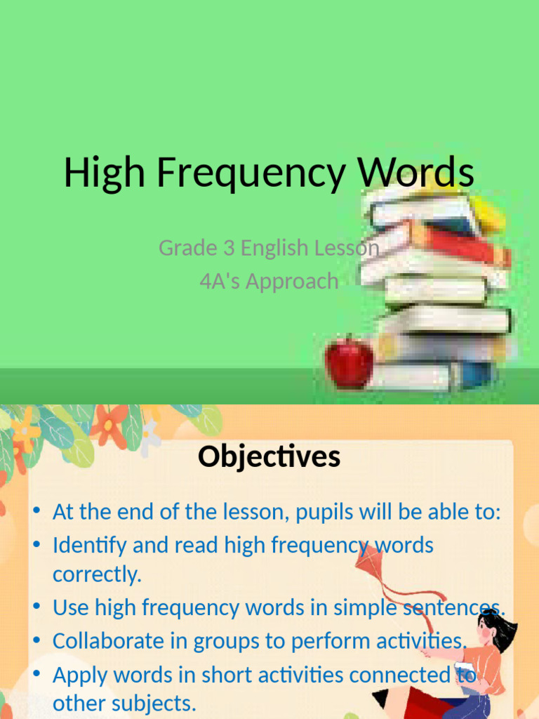 Grade 3 High Frequency Words Lesson | PDF