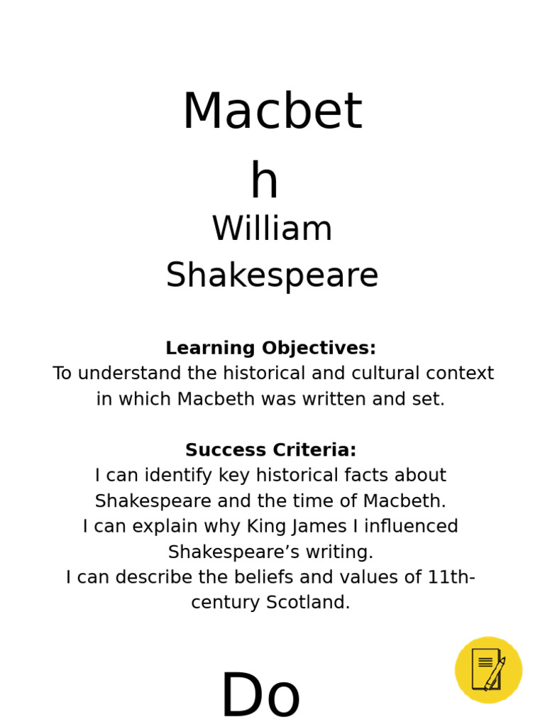 Understanding Macbeth's Historical Context | PDF | Macbeth