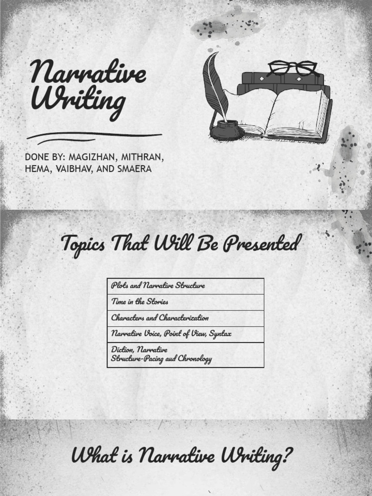 Understanding Narrative Writing Elements | PDF | Narration | Narrative