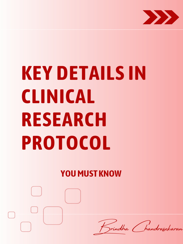Protocol | PDF | Institutional Review Board | Clinical Trial