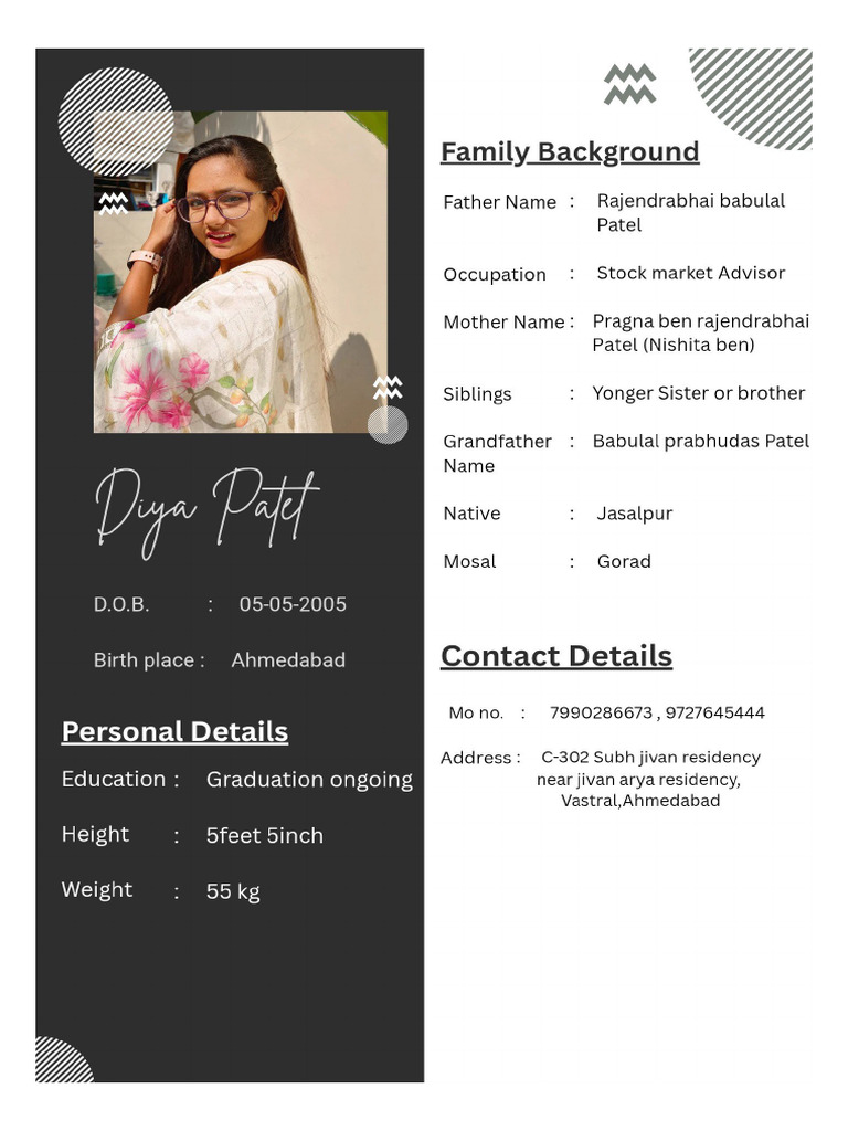 Diya Patel | PDF