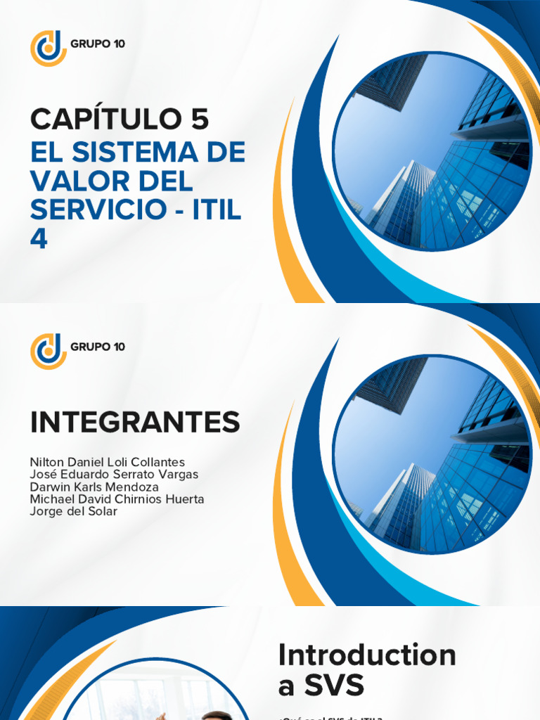 G10 - El Sistema de Valor Del Servicio - ITIL 4 | PDF | Itil | Cadena ...