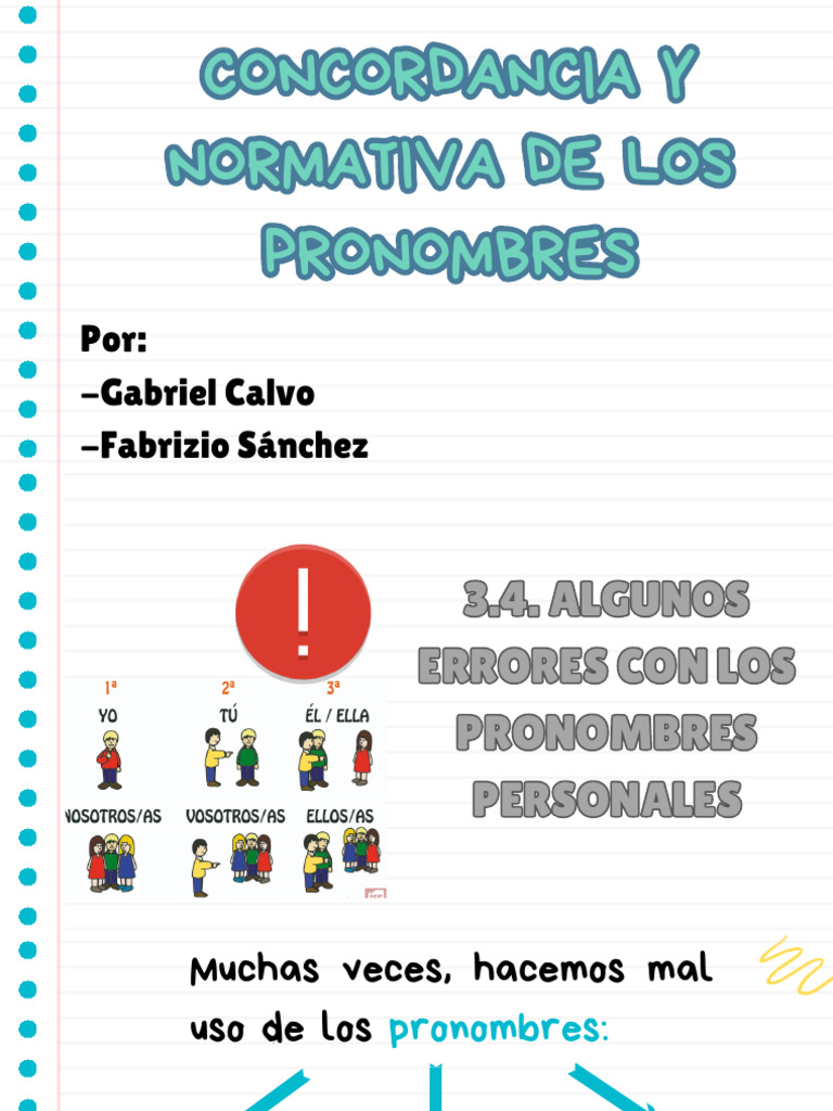 Concordancia y Normativa | PDF | Verbo | Pronombre