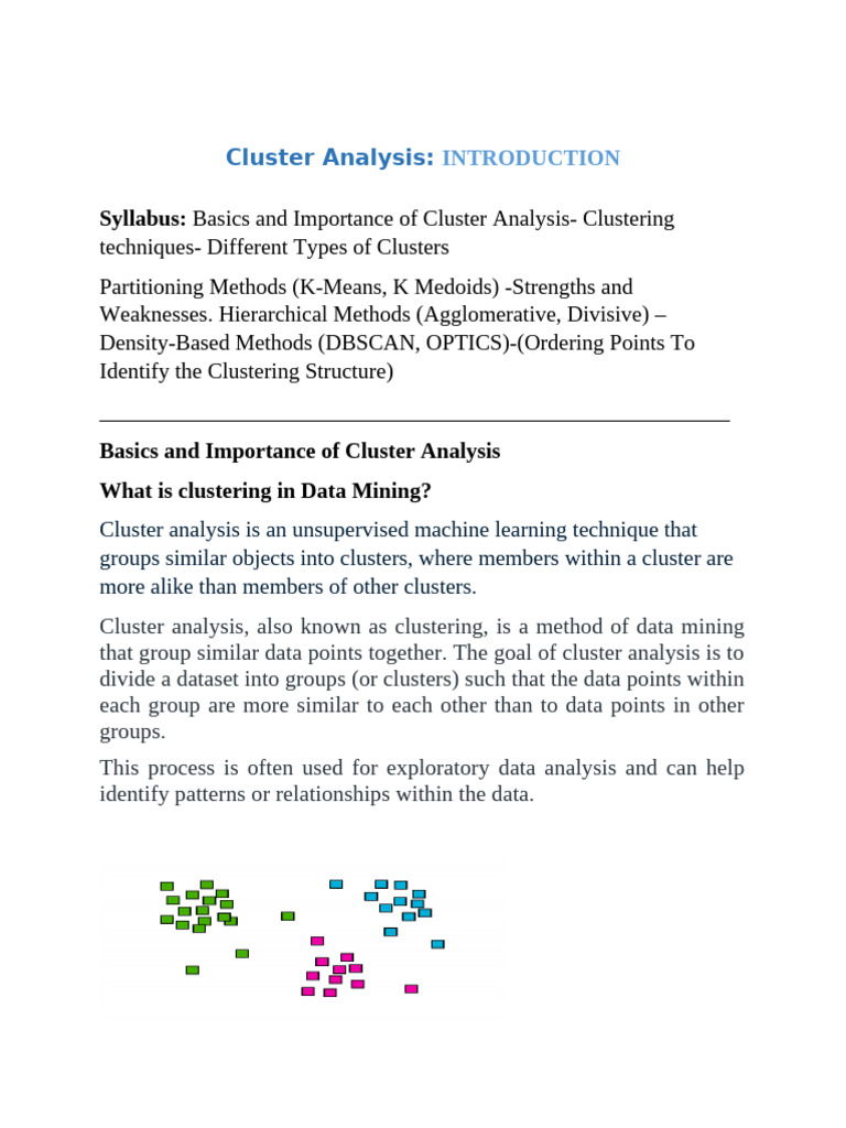 Cluster Analysis K Means | PDF | Cluster Analysis | Applied Mathematics