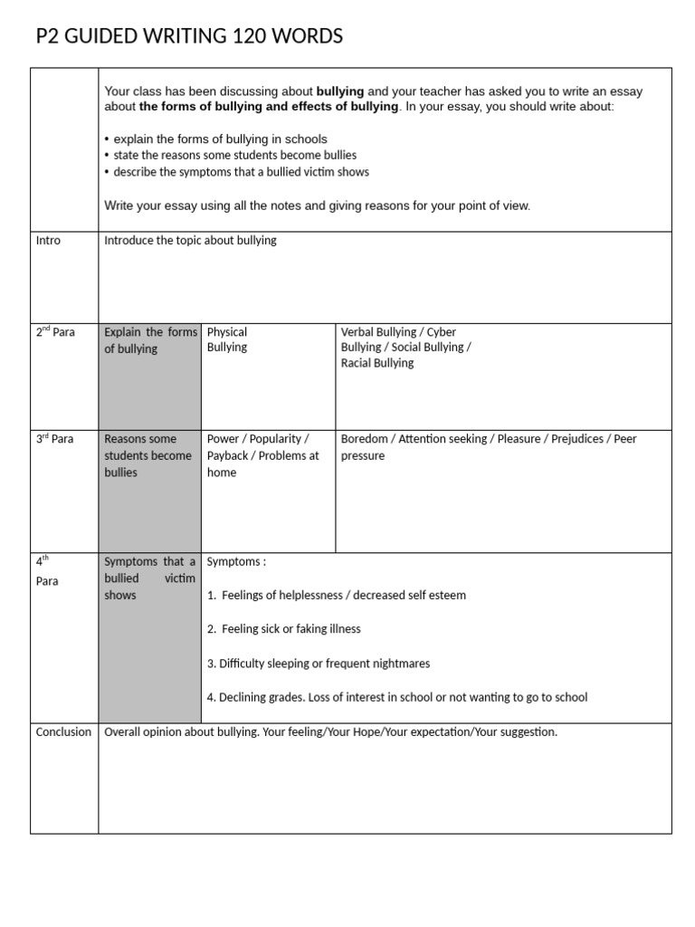 f4 f5 P2 Guided Writing | PDF