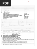 Electricity Connection Application Form | PDF | Mains Electricity ...