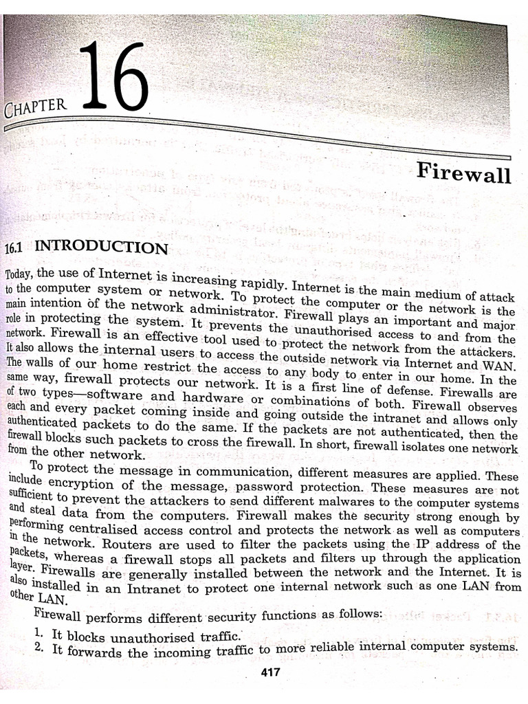 Firewalls | PDF