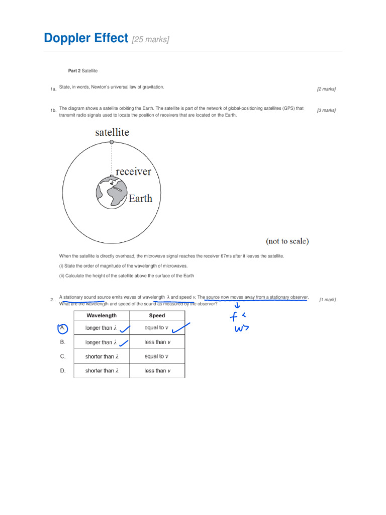 Doppler Effect | PDF | Sound | Frequency