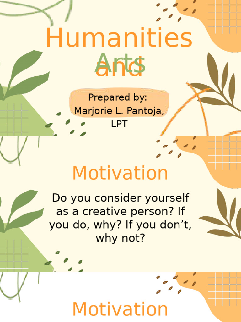 Understanding Humanities and Arts | PDF | The Arts | Liberal Arts Education