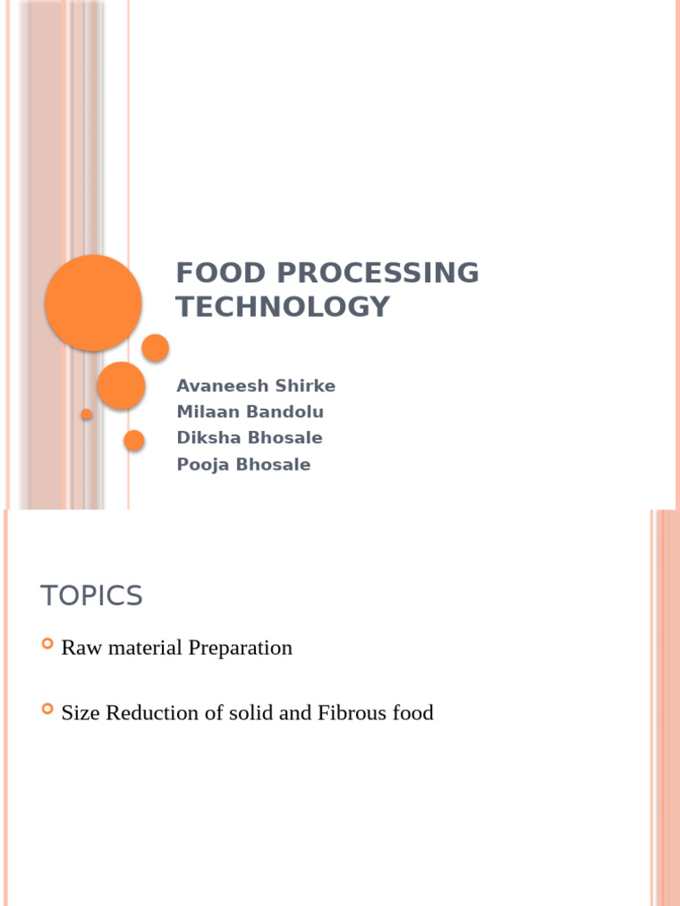 Grinding Techniques in Food Processing | PDF | Mill (Grinding) | Foods