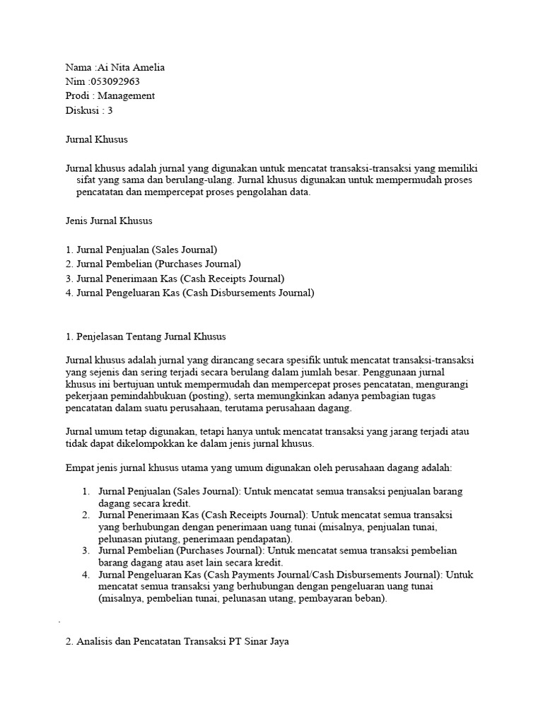 Pengantar Akuntansi.diskusi (1) | PDF