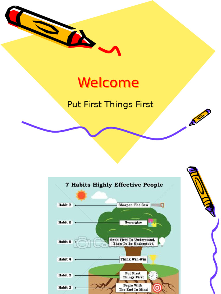 SRM2020-Put First Things First | PDF