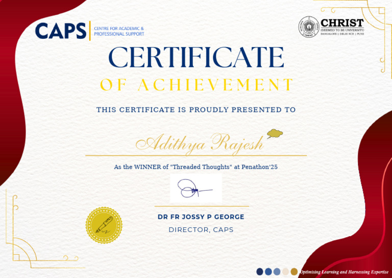Adithya Rajesh | PDF