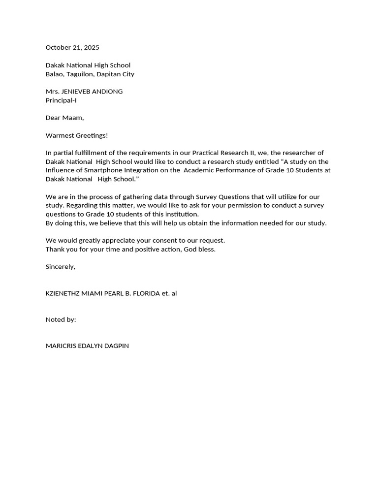 Miami Letter | PDF