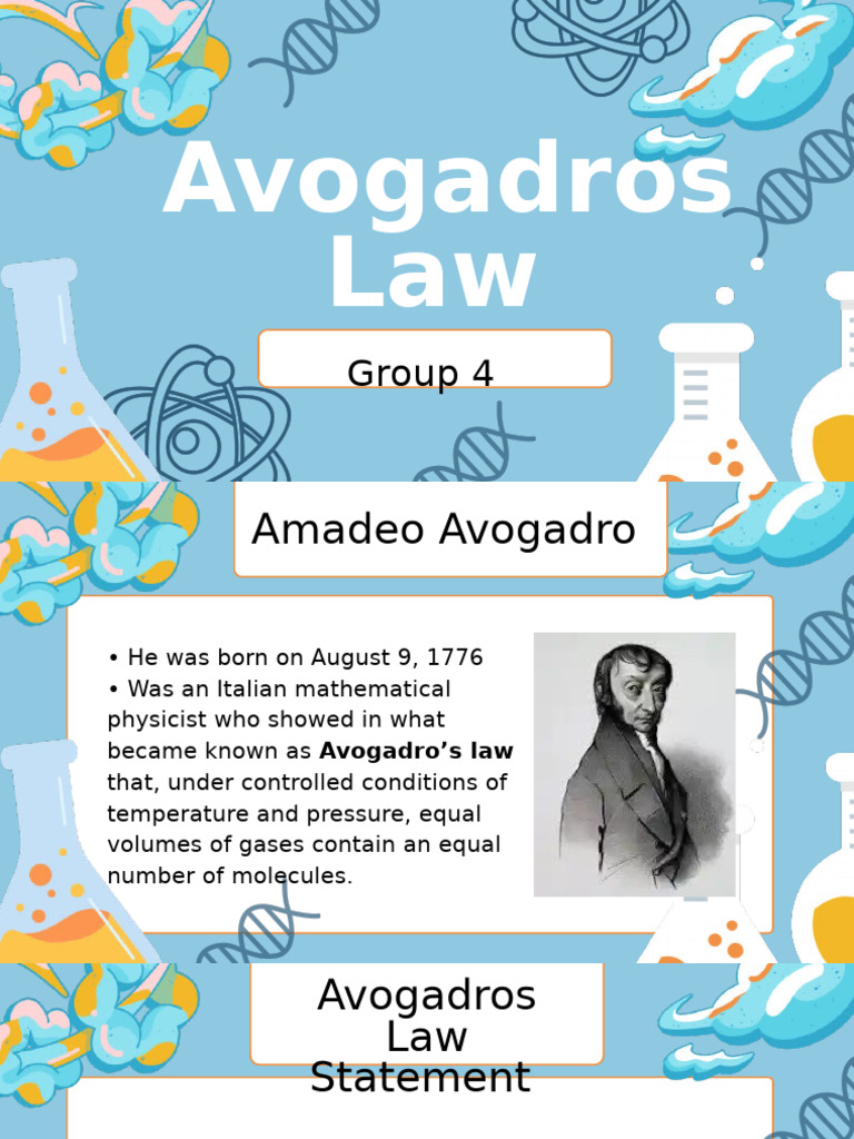 Avogadros Law G4 | PDF