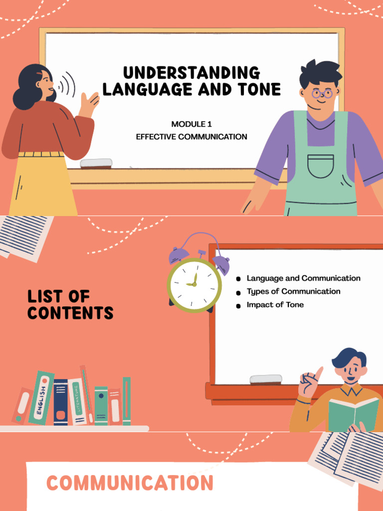 Language and Tone in Communication | PDF