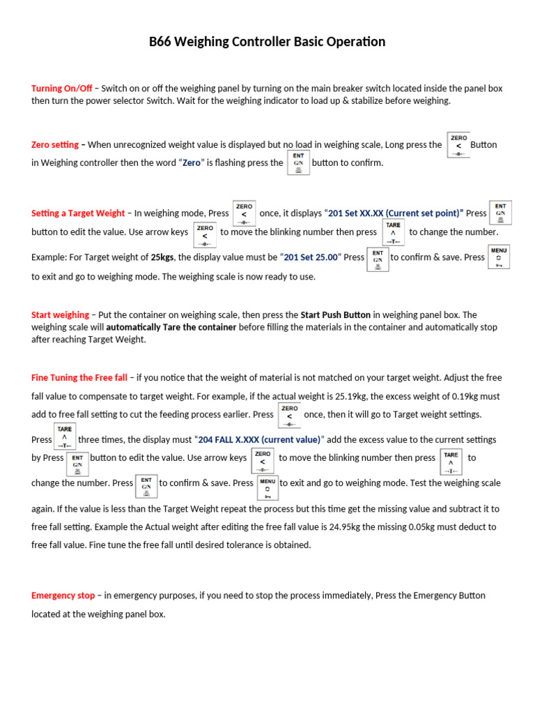 Oracle B66 Basic Operation | PDF