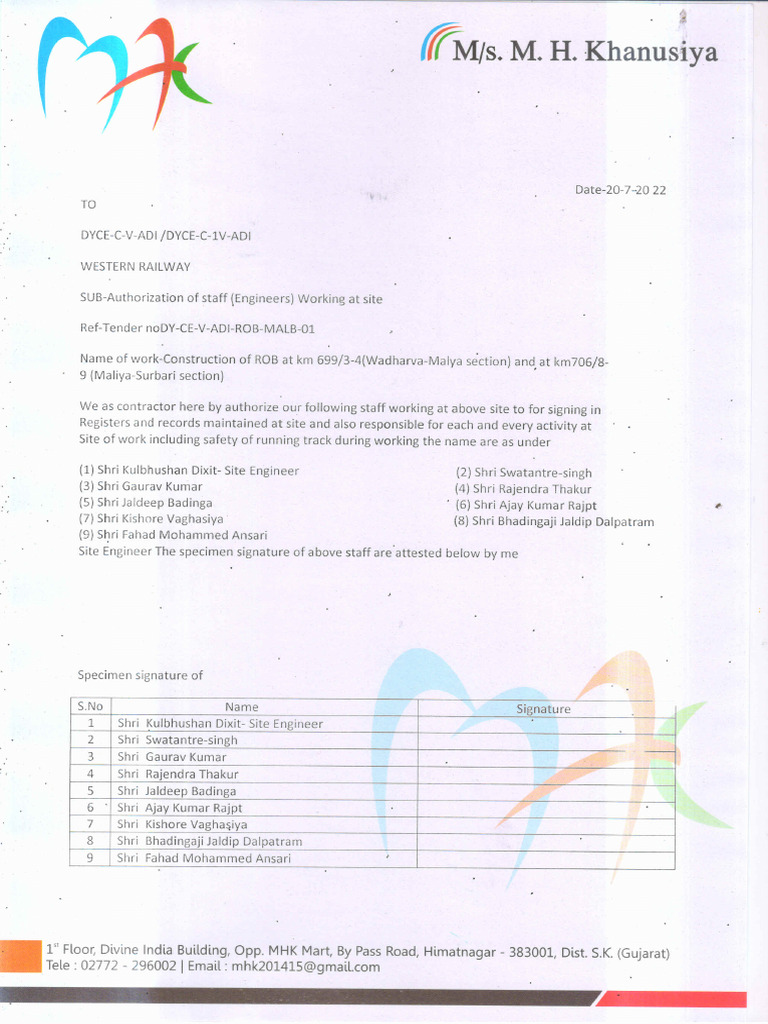 Staff Letter | PDF