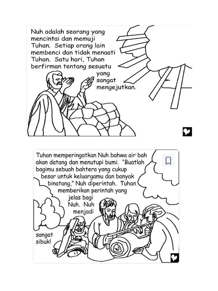 Agama (Kisah Nabi Nuh) AEL Primary One School | PDF