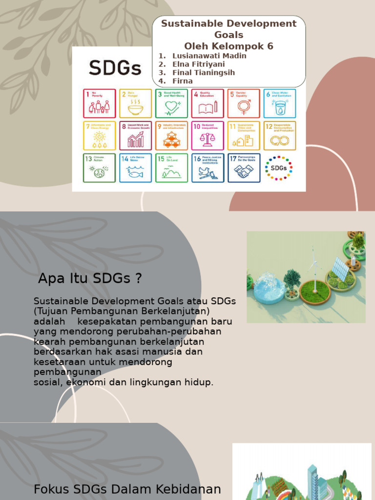 PPT SDGs Kelompok 6 | PDF