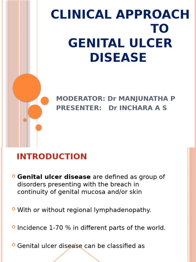 Clinical Guide to Genital Ulcer Disease | PDF | Sexually Transmitted ...