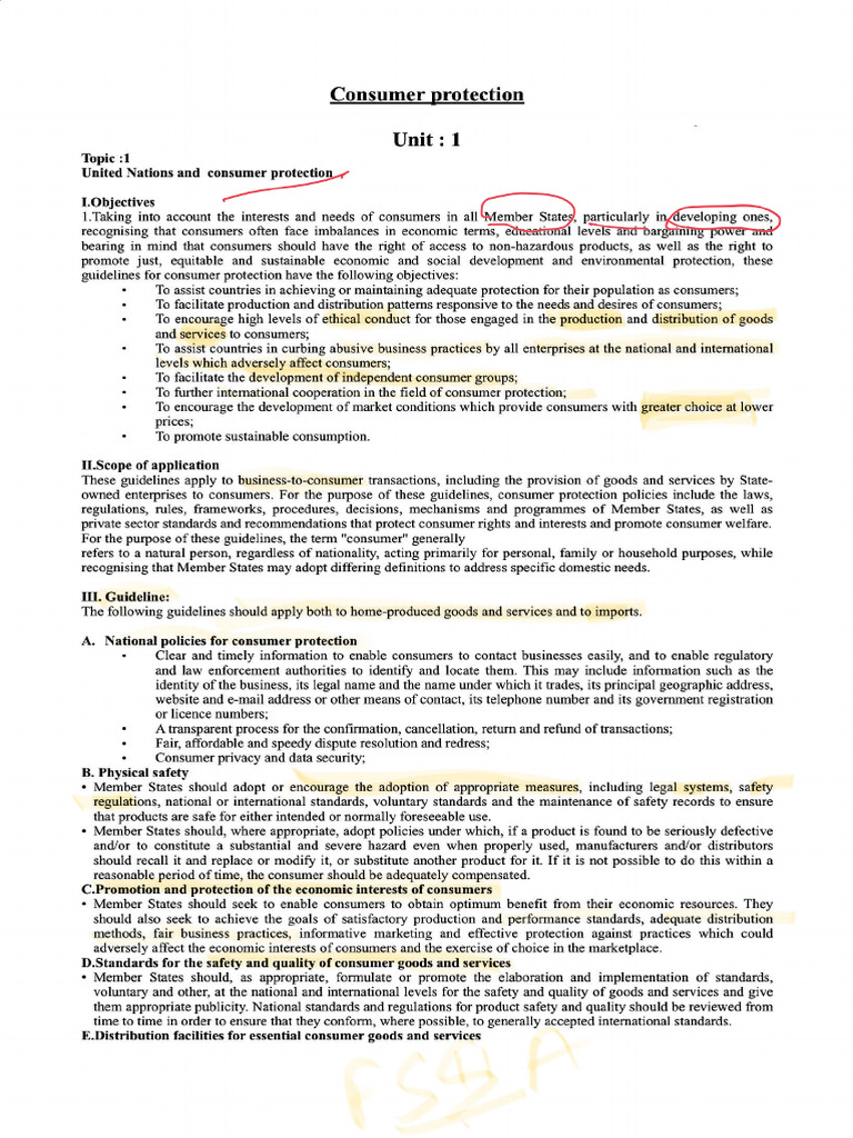 consumer unit 1 | PDF | Policy | Sustainability