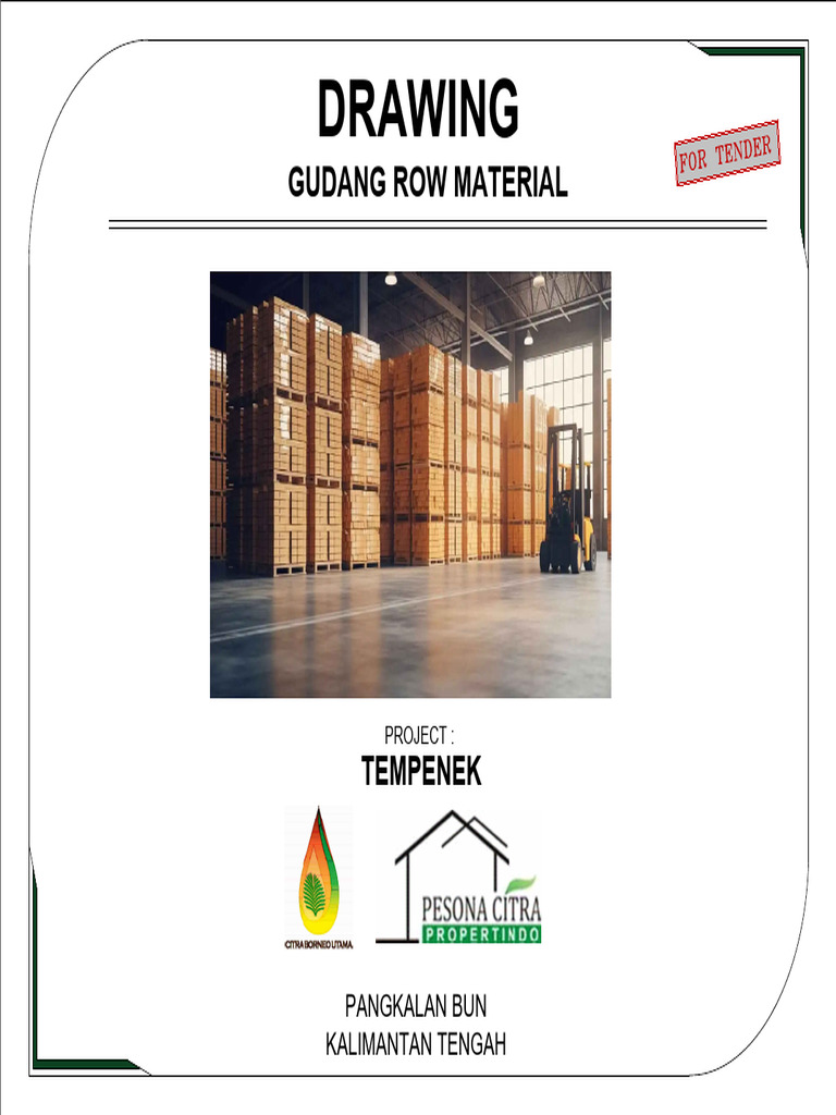 Gudang Row Material Layout Plan | PDF | Sustainable Technologies ...