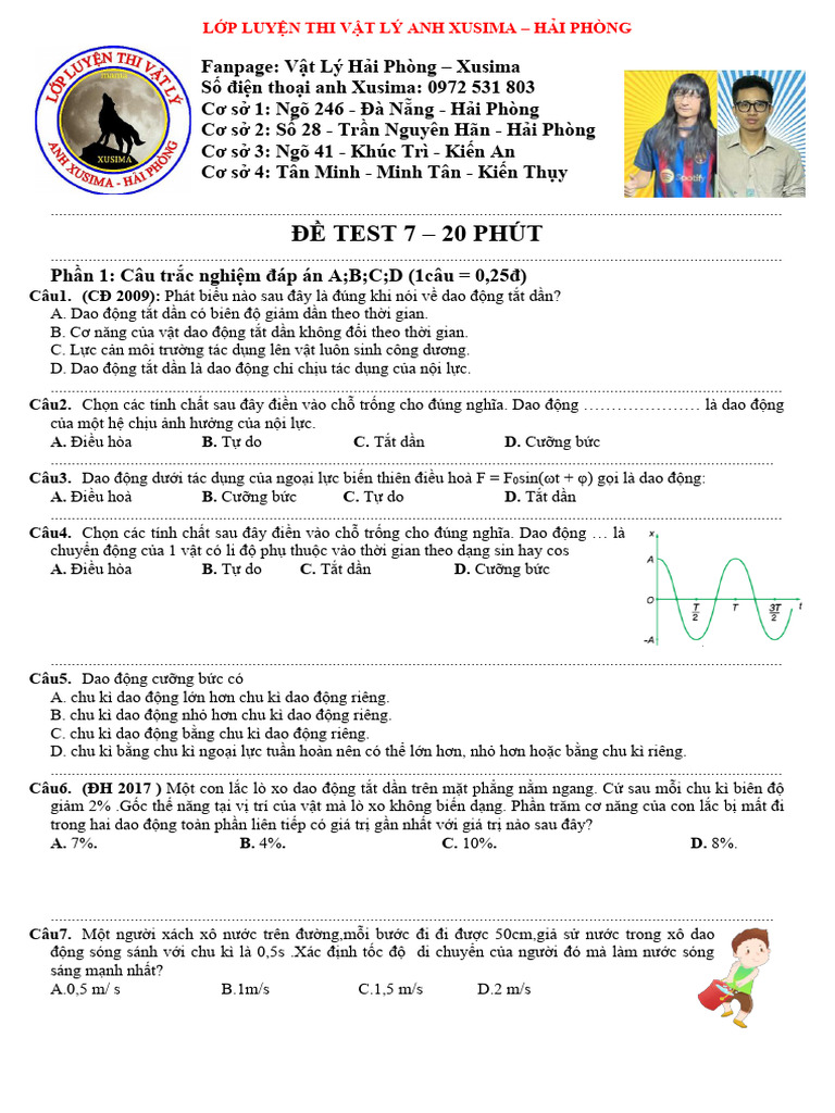 Đề test 7 - L11 | PDF