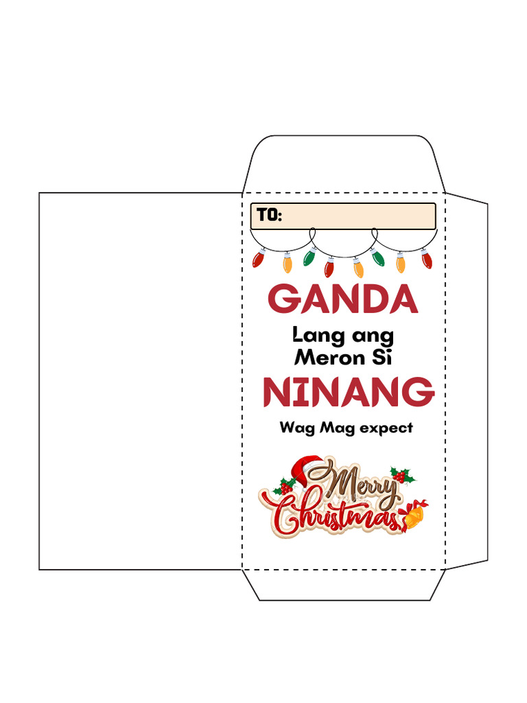 Red Long Envelope Printable A4 - 20231209 - 142950 - 0000 | PDF