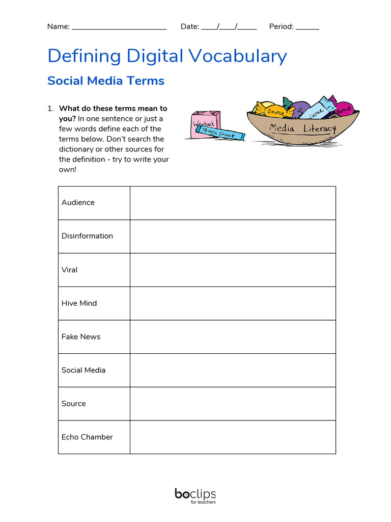 Defining Social Media Vocabulary | PDF | Information | Communication