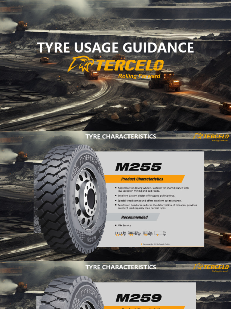 Tercelo Tire Usage Guidance | PDF | Tire | Wheel