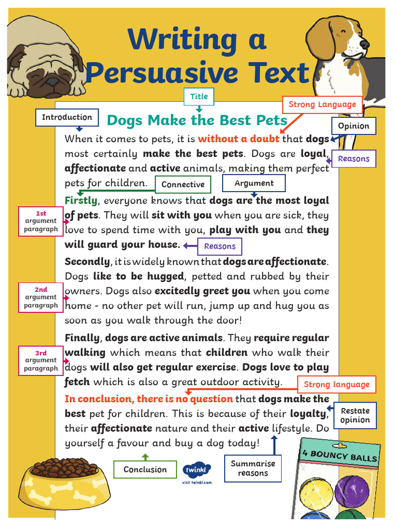 Au L 53230 Writing A Persuasive Text Display Poster | PDF