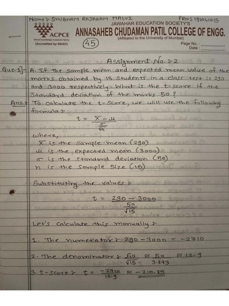 Assignment No 2-6 | PDF