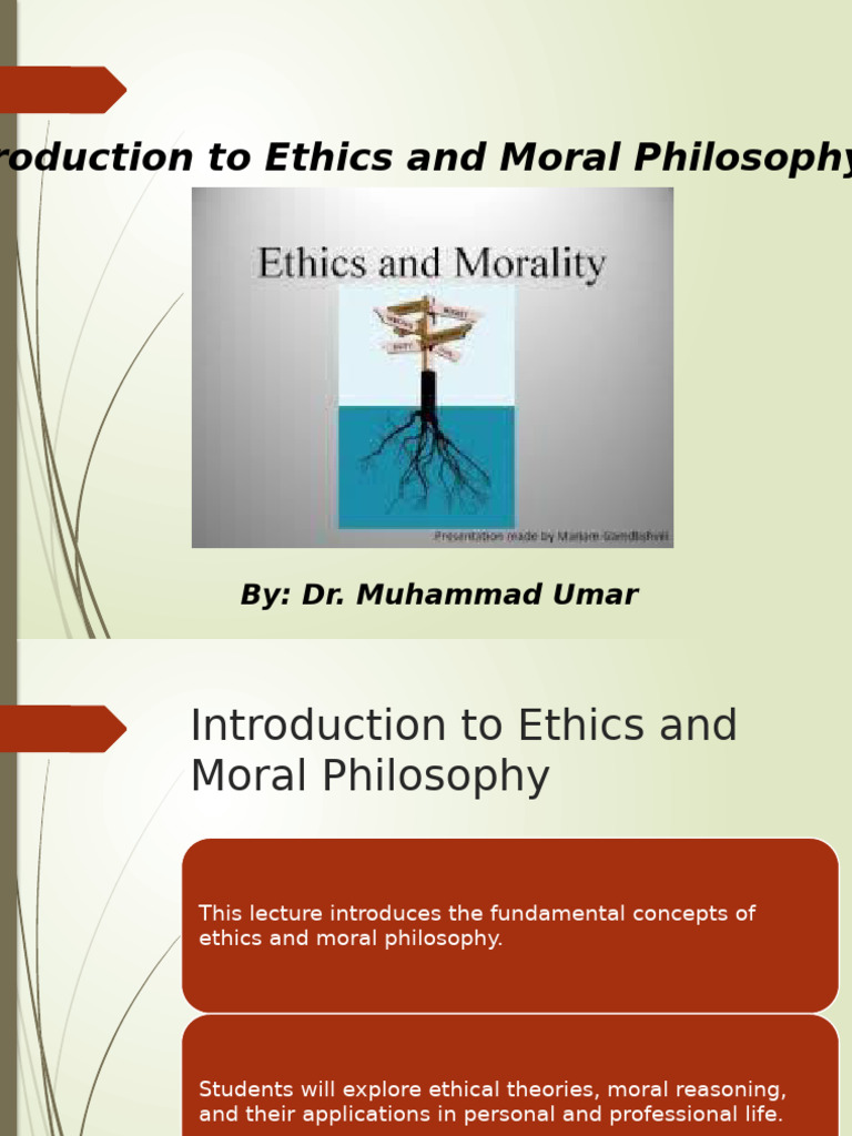 Introduction to Ethics and Morality | PDF | Utilitarianism | Virtue Ethics