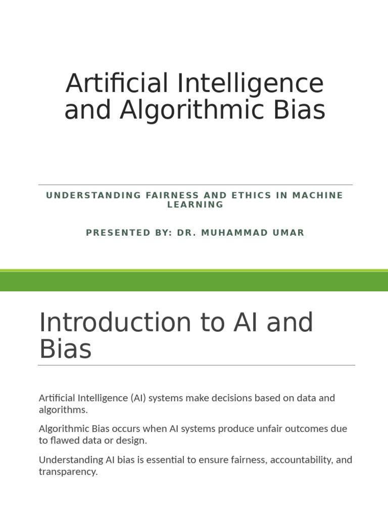 Chapter 05 Artificial Intelligence and Algorithmic Bias | PDF