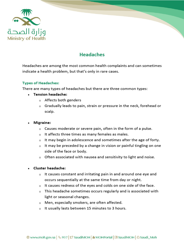 Headaches | PDF